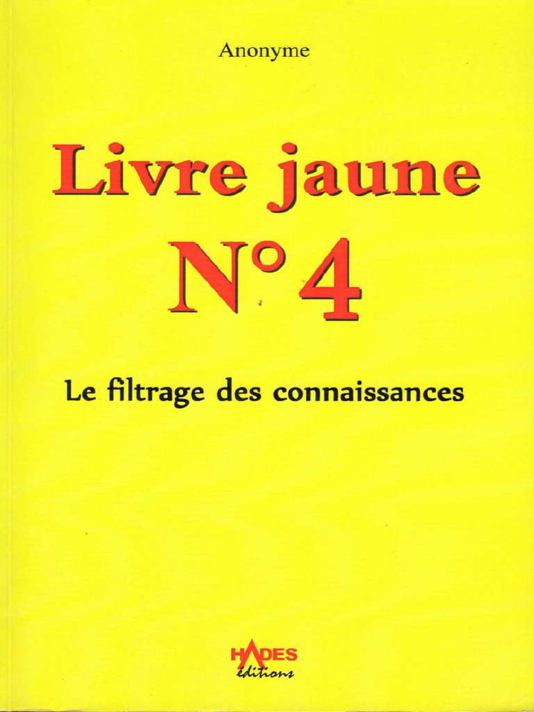 Livre Jaune n4 PDF | PDF