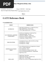 Study Material and Books For GATE ECE Preparations | PDF | Electronics | Electronic Engineering