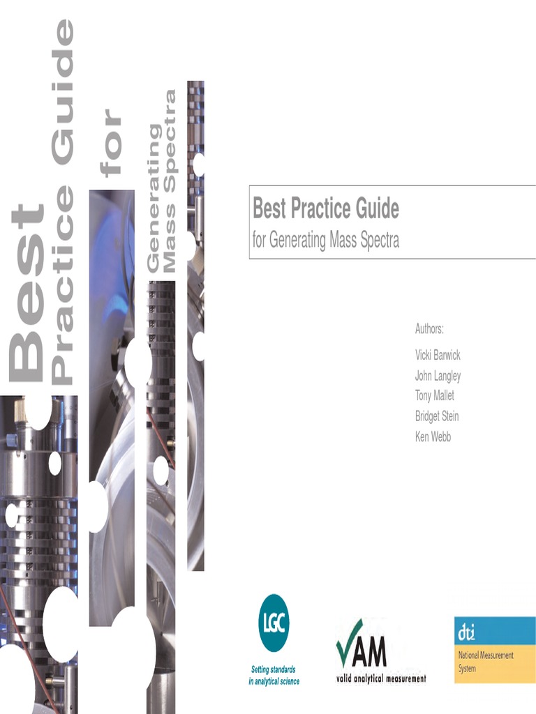 Best Practice Guide: For Generating Mass Spectra | PDF | Mass ...
