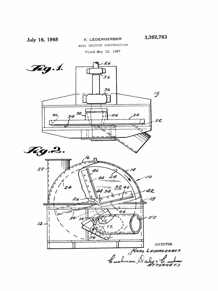 Wood Chipper Drawing