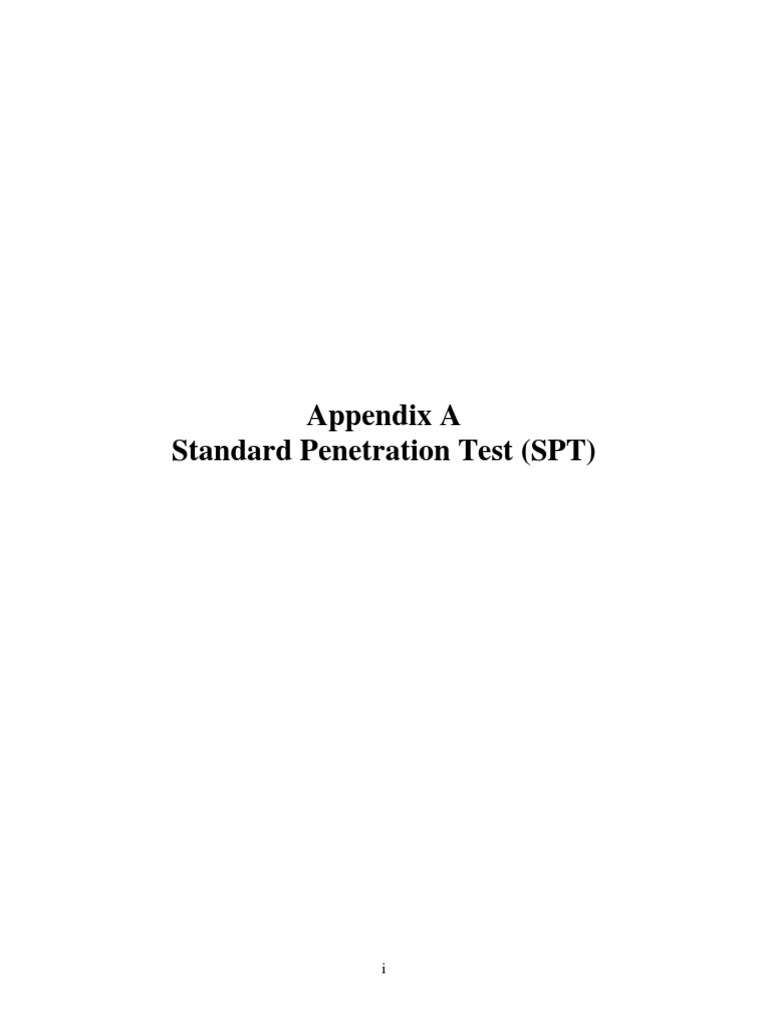 Standard Penetration Test Overview | PDF | Natural Materials ...