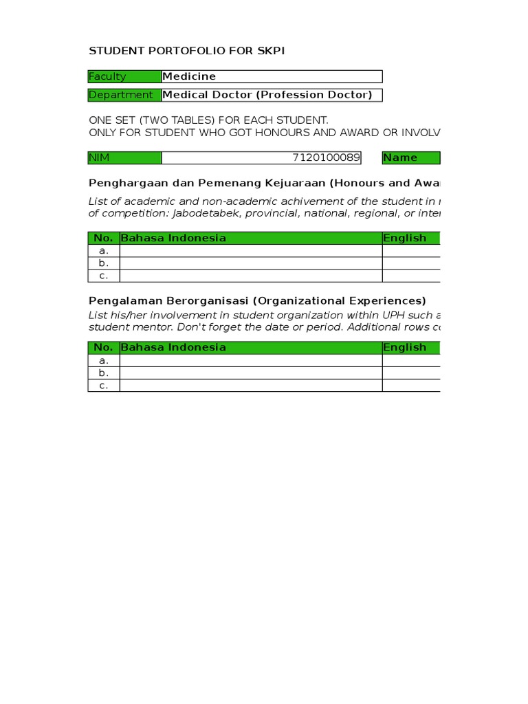 SKPI Profesi | PDF