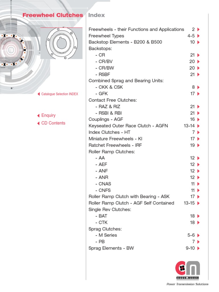 Freewheel Clutch | PDF | Transmission (Mechanics) | Clutch
