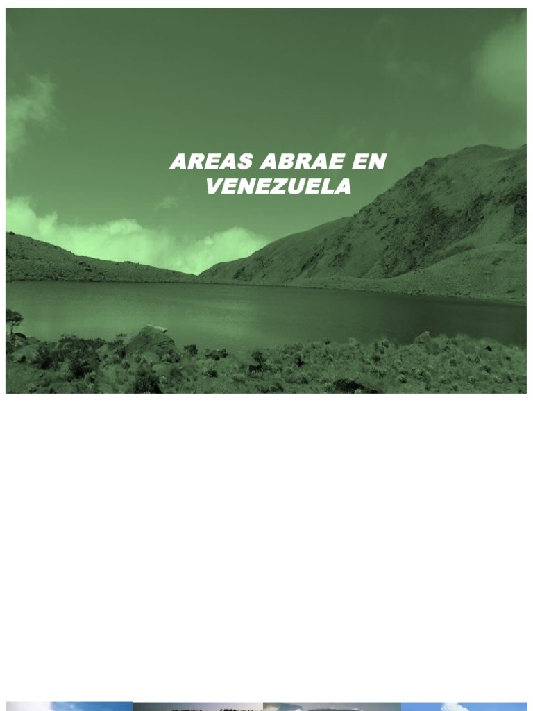 Zonas ABRAE | PDF | Venezuela | Ciencias de la Tierra