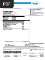 Sample of PLDT Bill | PDF | Credit Card | Cheque