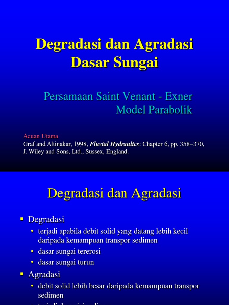 Degradasi Dan Agradasi PDF | PDF | Sains & Matematika