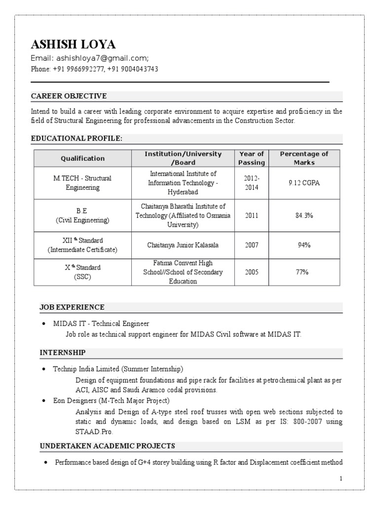 Ashish Loya Structural Engineering | PDF | Engineering | Nature