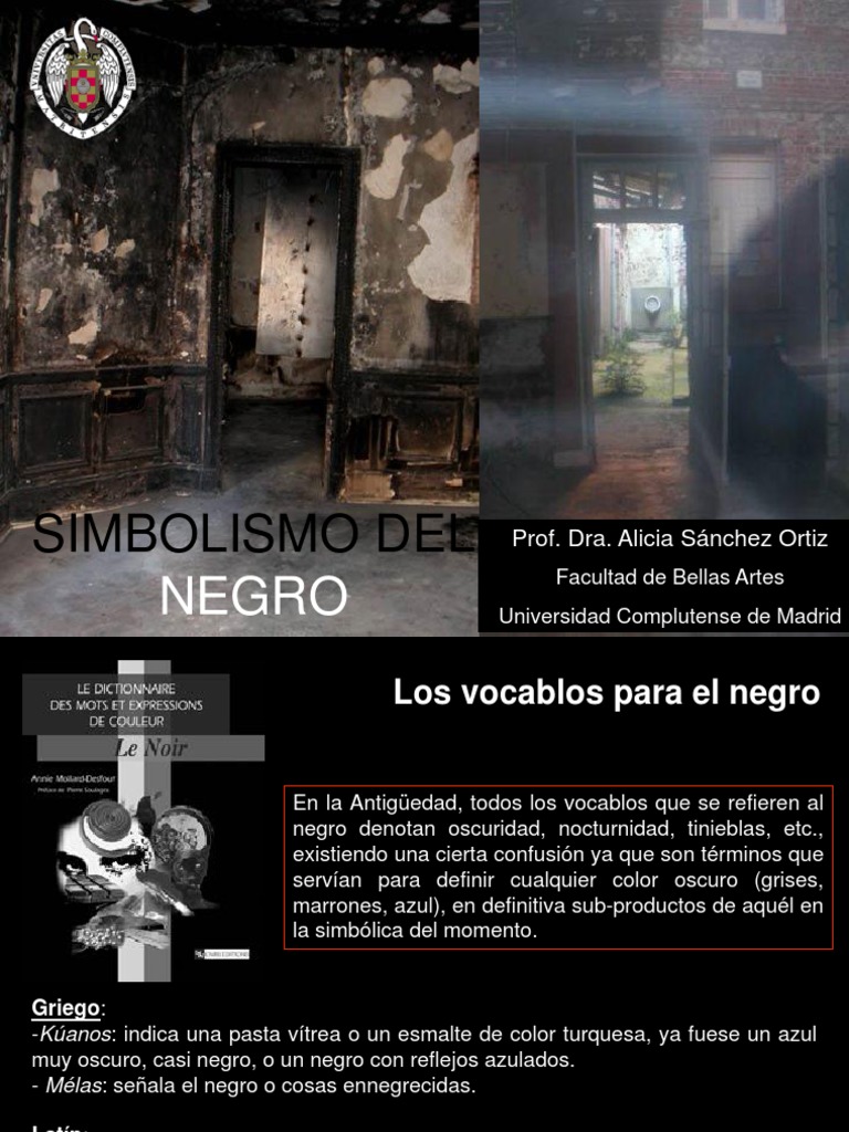 Simbolismo y significado del color negro | PDF | Pinturas | Horus