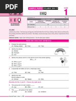 Imo Sample Paper Class-1 | PDF | Reason | Mathematics