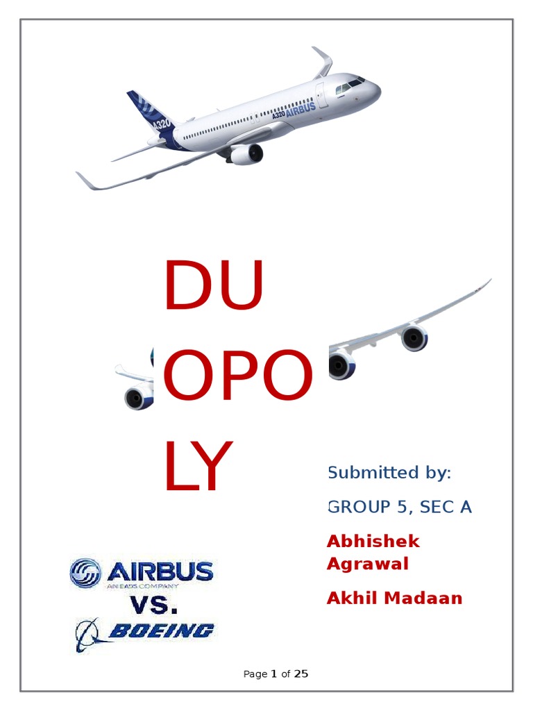 Duopoly | Airbus | Boeing