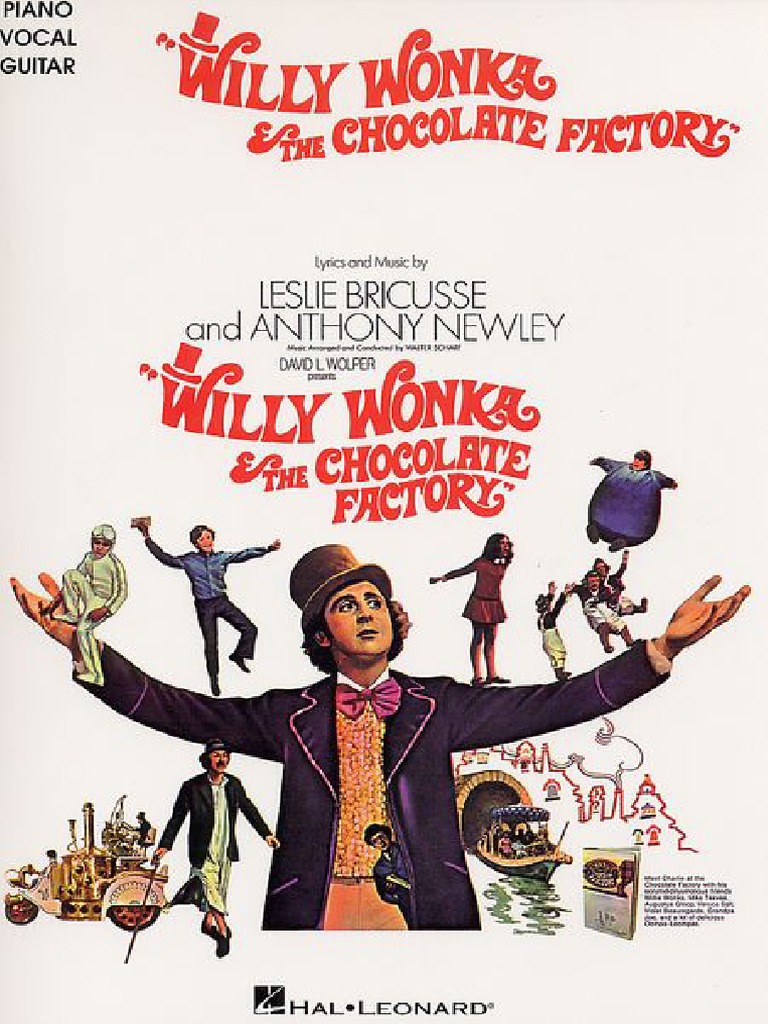 Willy Wonka The Chocolate Factory Book
