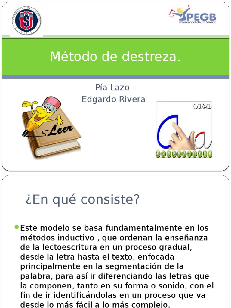 Modelo de Destreza en Lectoescritura | PDF | Lectura (proceso) | Escritura