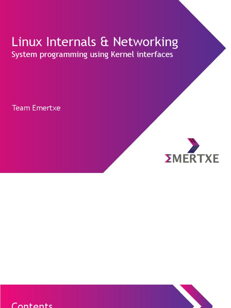 Linux Internals and Networking | PDF | Internet Protocol Suite | Thread ...