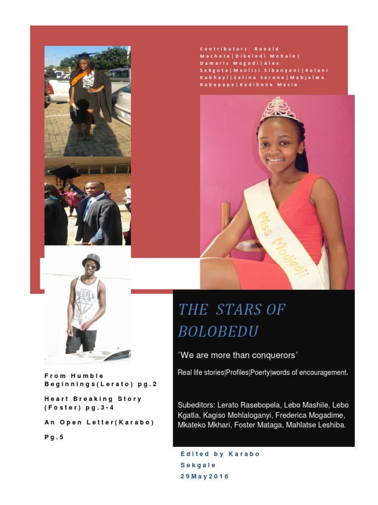 The Stars of Bolobedu Magazine by Karabo Junior Sekgale | Download Free ...