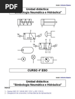 Símbolos Esquemáticos Hidráulicos Según DIN ISO 1219. | PDF | Bomba | Presión