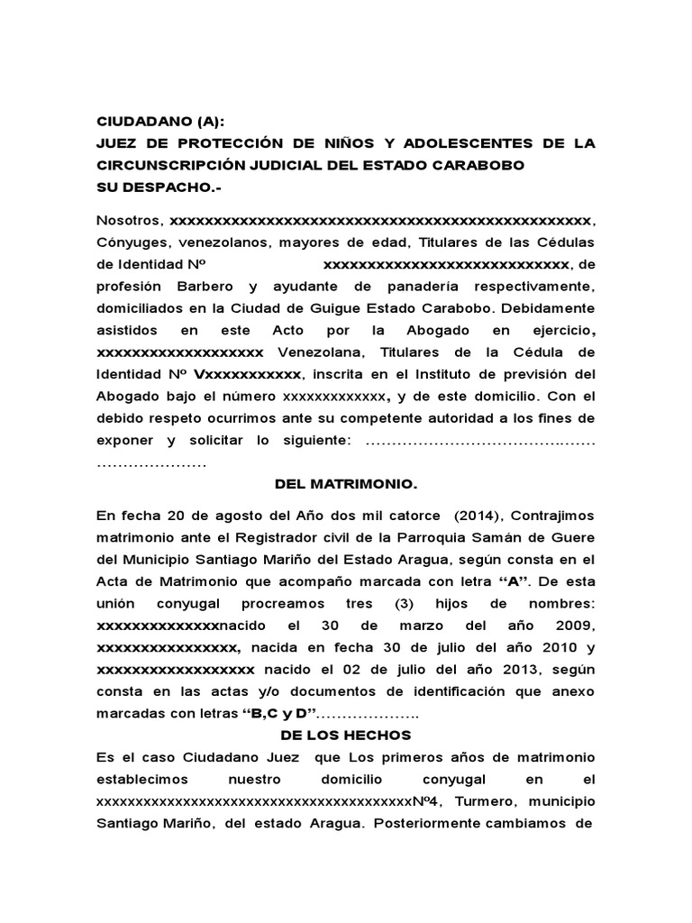 divorcio segun la Sentencia N° 12-1163 (mutuo acuerdo) | Divorcio ...