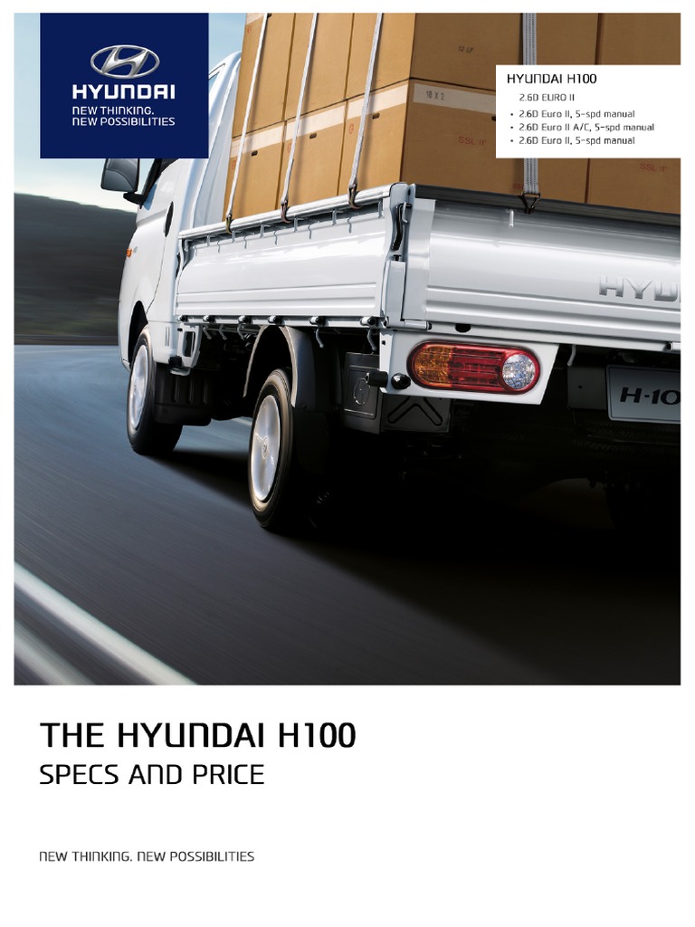 Hyundai H100 | PDF | Manual Transmission | Steering