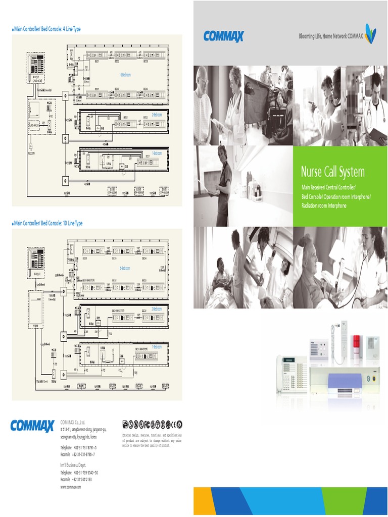 COMMAX - NurseCall | PDF | Telephone | Patient