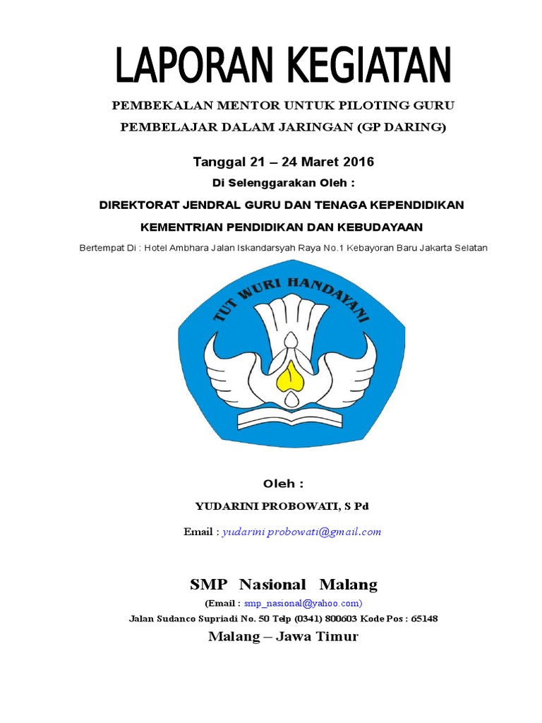 Contoh Laporan Rencana Tindak Lanjut | PDF