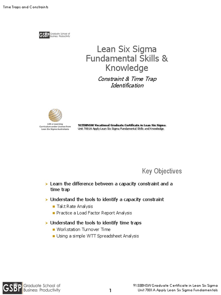 4-6 7001A 2-16 A 7 Constraints Time Traps UoC7001A - 91558NSW CLR PDF ...