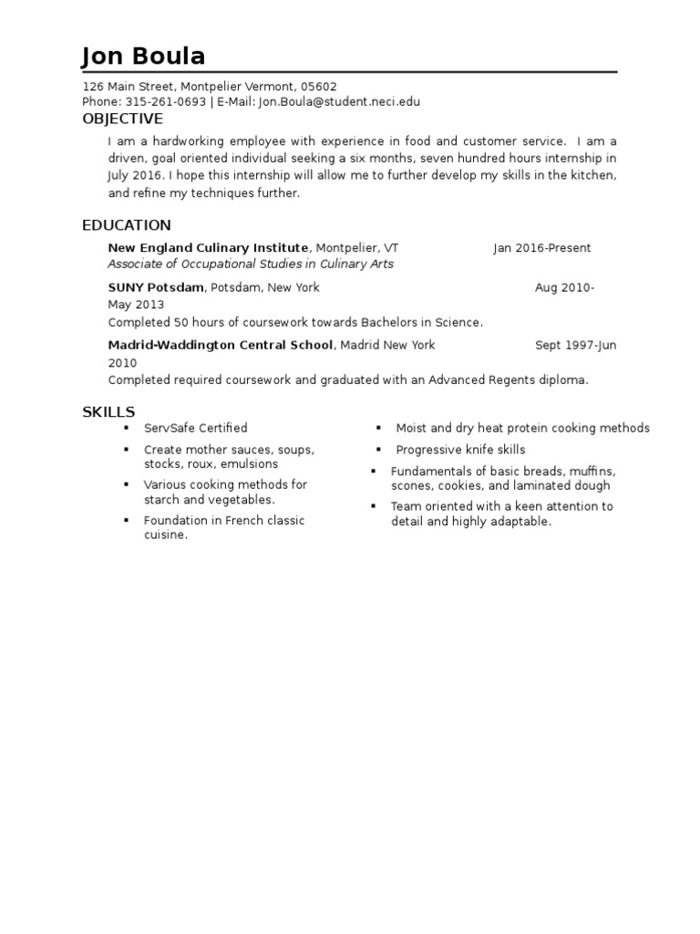 Resume Final - Jon Boula | PDF | Career & Growth