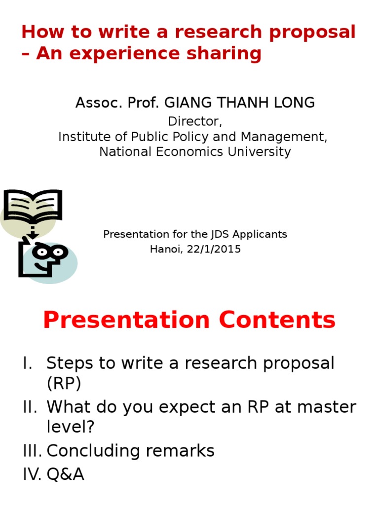 JDS - How To Write An RP - 2015!01!22 | PDF | Poverty Reduction | Poverty