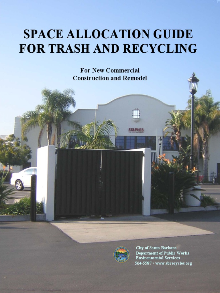 Trash and Recycling Design Guidelines | PDF | Recycling | Waste