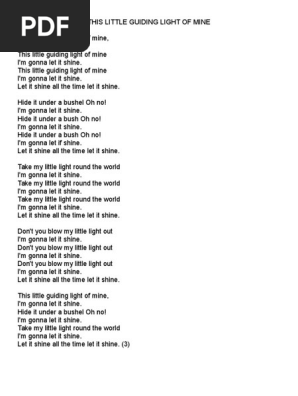 All The Little Lights Lyrics