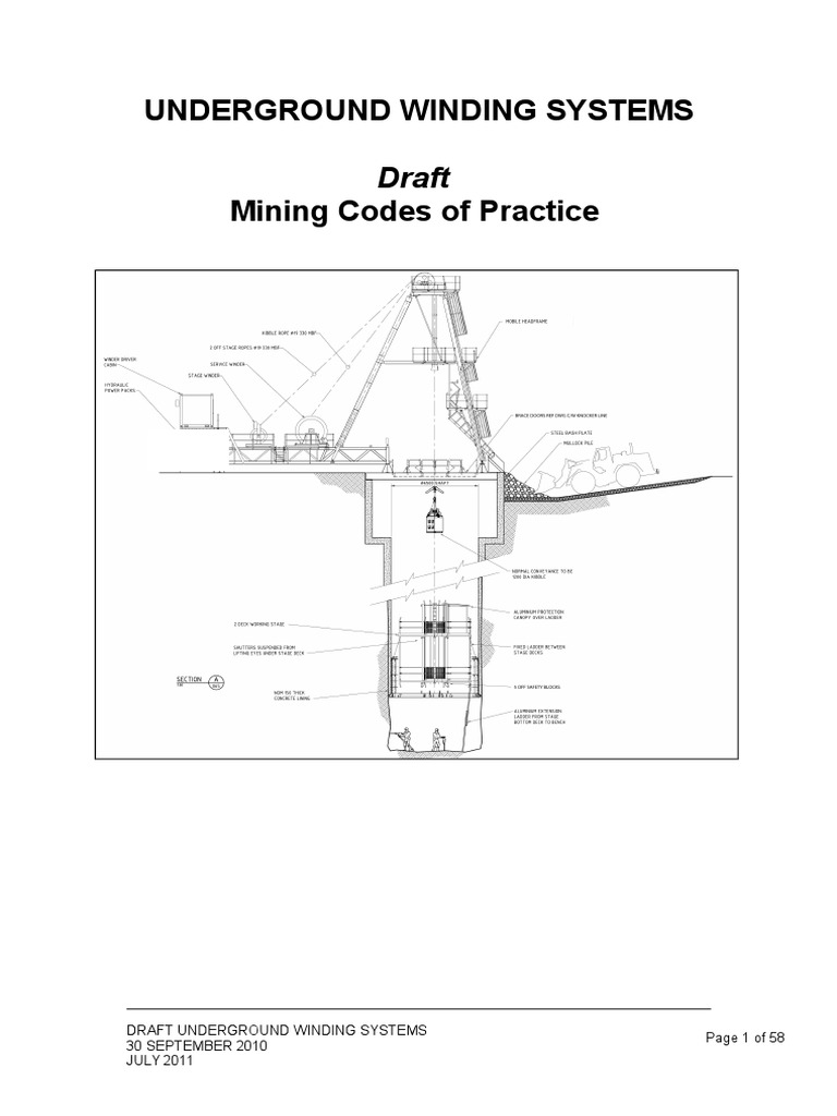 Underground Winding Systems | PDF | Occupational Safety And Health | Brake