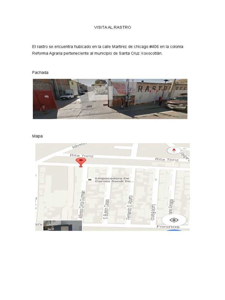 Visita al Rastro Municipal de Oaxaca | PDF | Carne | Matadero