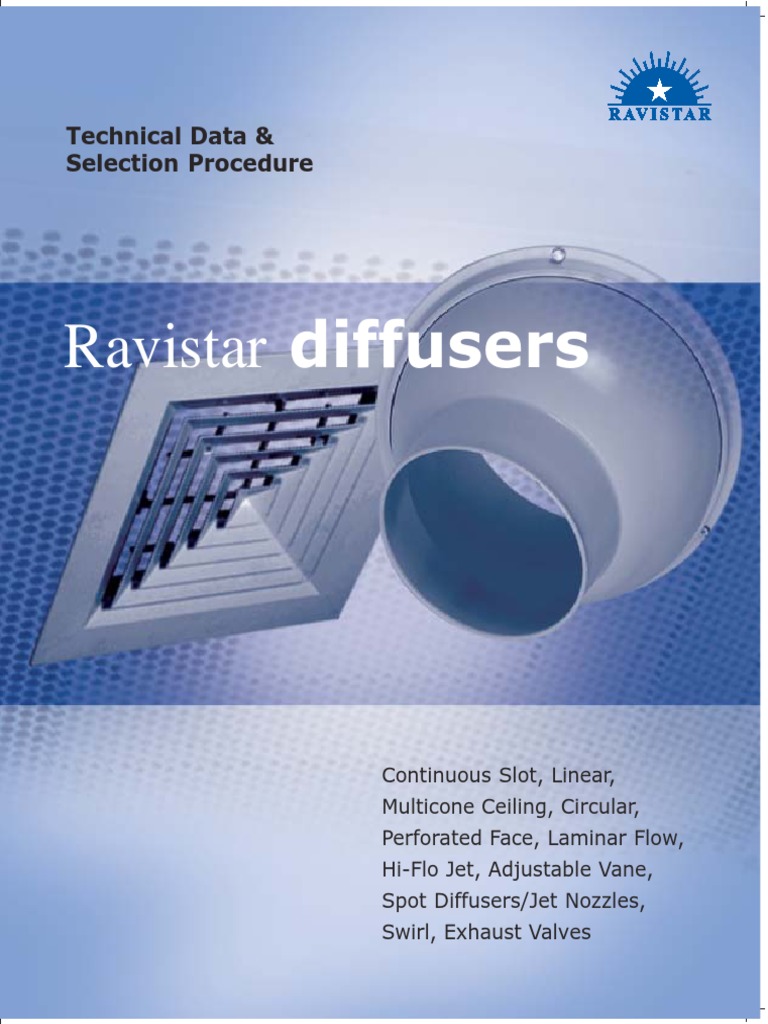 Diffuser TechData | Download Free PDF | Duct (Flow) | Hvac