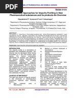 USP 467 Residual Solvents | PDF | Gas Chromatography | Solvent