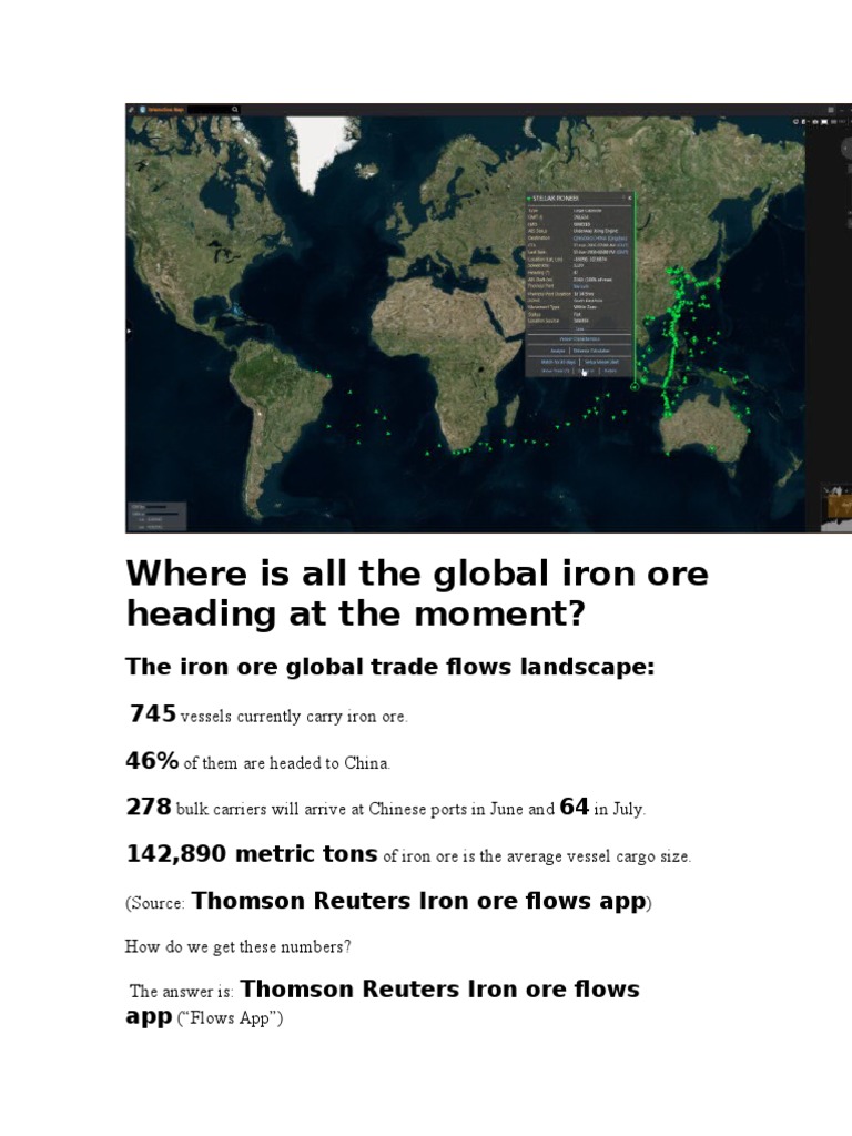 Where Is All The Global Iron Ore Heading at The Moment | PDF | Water ...