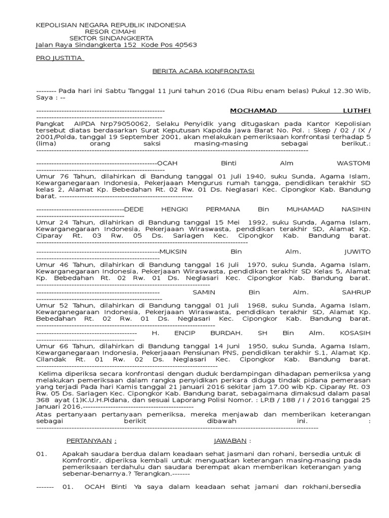 Ba Konfrontasi | PDF