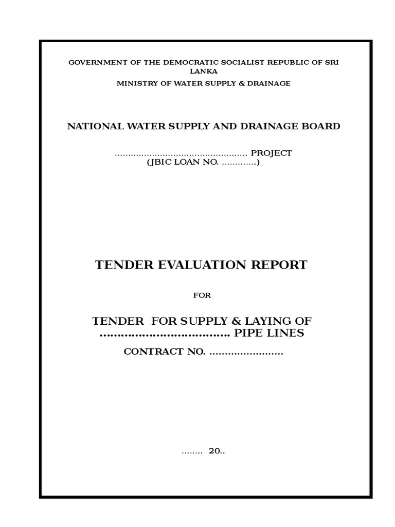 Sample TEC Report | PDF | Addendum | Pipe (Fluid Conveyance)