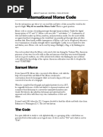Morse Code Cheat Sheet | PDF