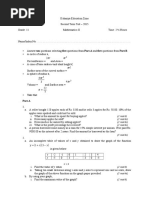 Mathematics Form 2 Revision | PDF | Area | Equations