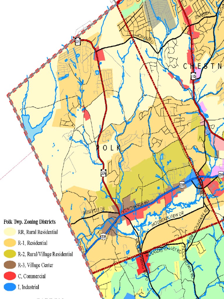Polk Township Zoning Map | PDF