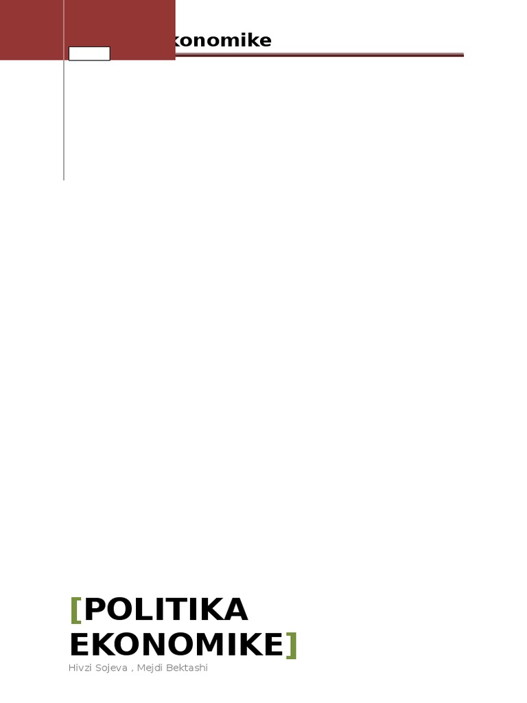 Politika Ekonomike | PDF