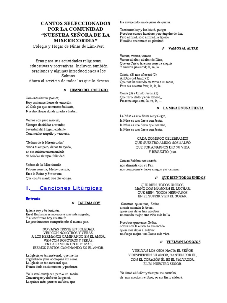 Libro de Cantos | PDF | Cristo (título) | Amor