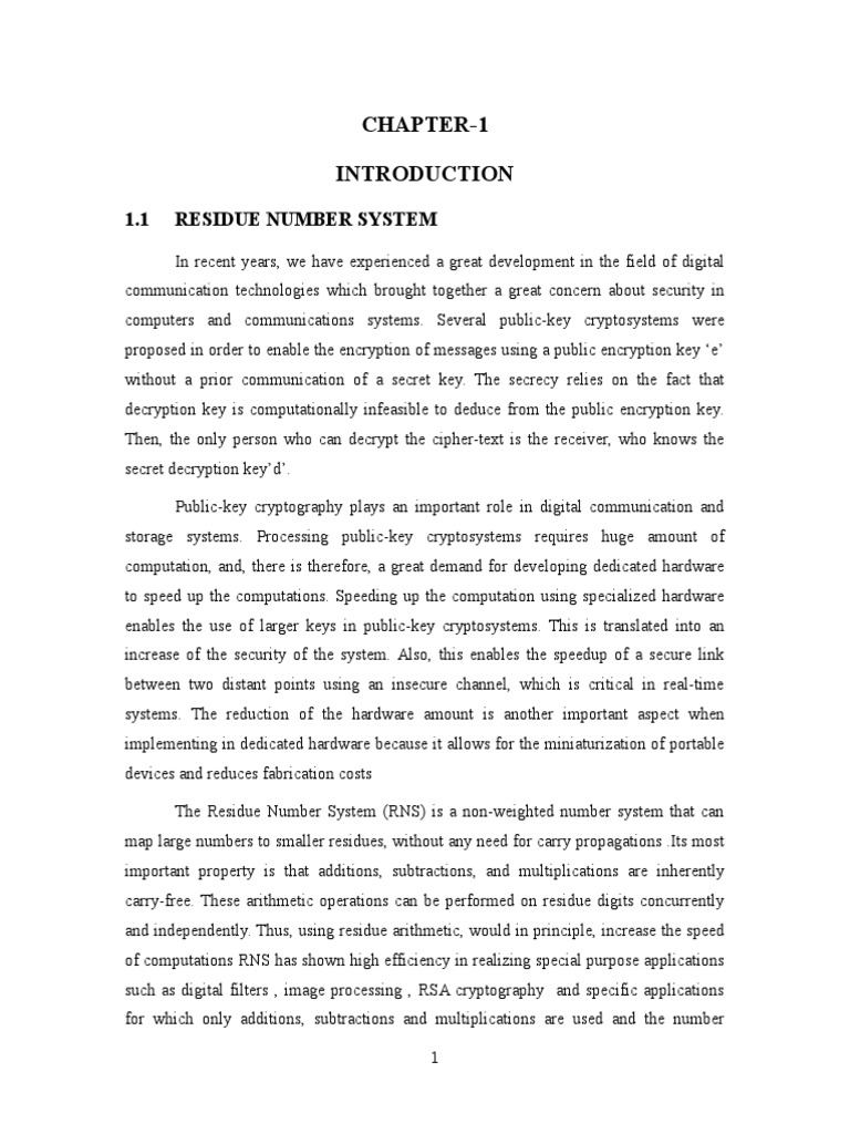 Implementation of Modulo 2n-1 Multiplier Using Radix-8 Modified Booth Algorithm | PDF ...