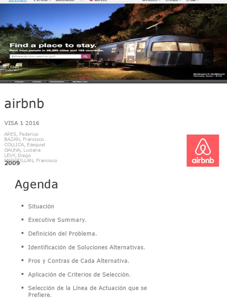 Decisión de Inversión en Airbnb | PDF | Compartir (Finanzas) | Business