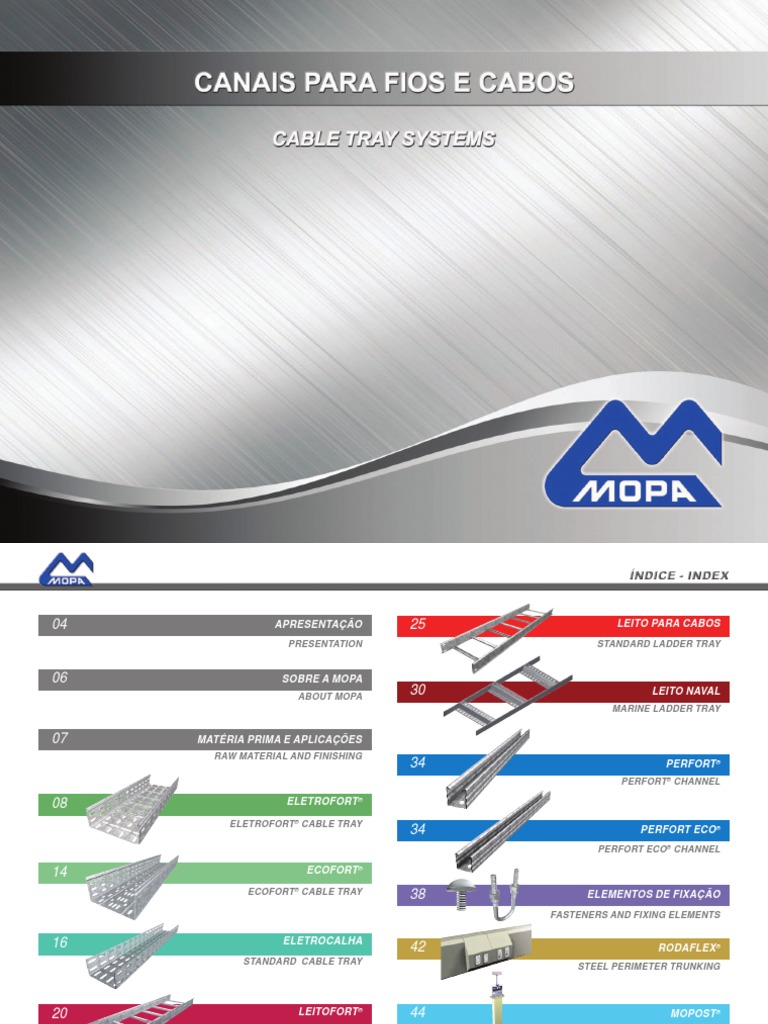 Catalogo Mopa PDF | PDF | Zinco | Corrosão