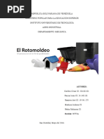 Proceso de Rotomoldeo de Plástico | PDF | Aluminio | El plastico