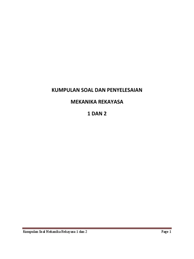 Kumpulan Soal Mekrek | PDF