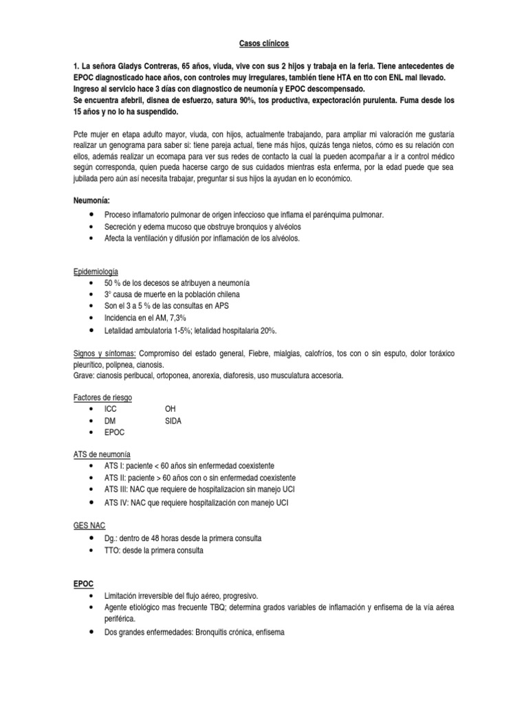 Casos Clinicos Completos | PDF | Cáncer colonrectal | Enfermedades y trastornos