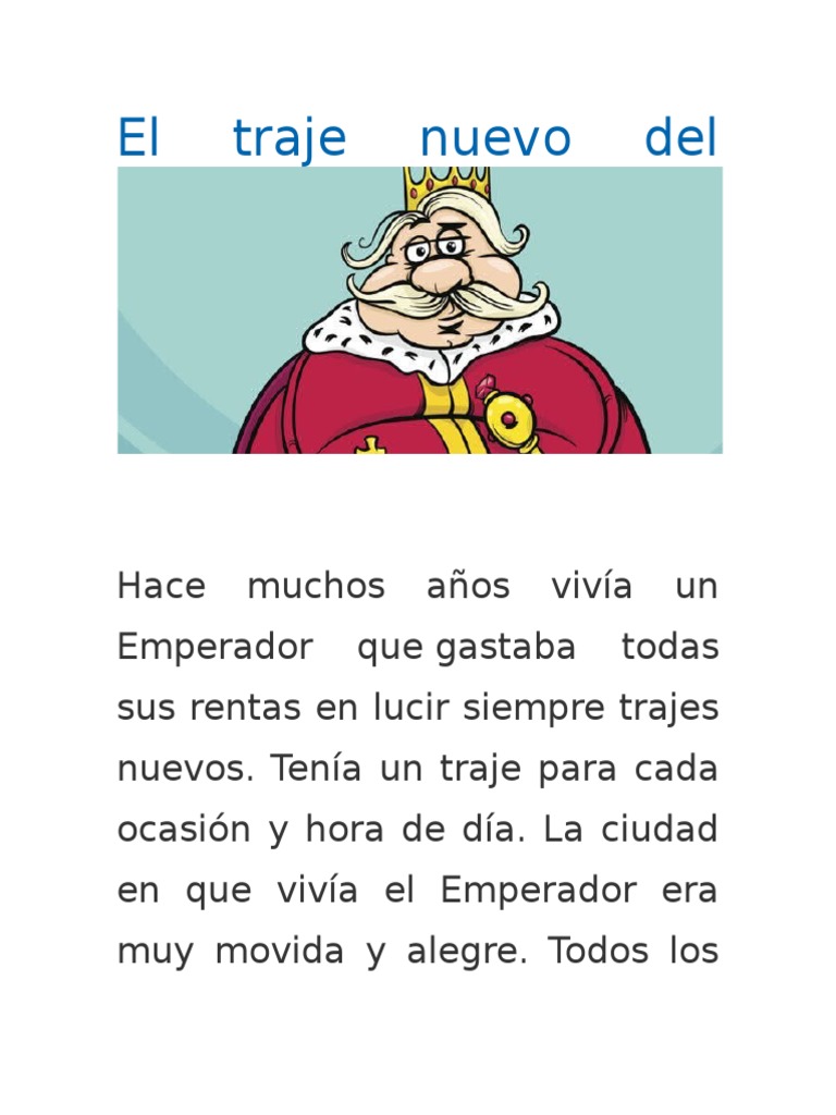 El Traje Nuevo Del Emperador | PDF | Ocio