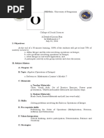 Detailed Lesson Plan in Mathematics 7 - Inductive Method | PDF ...