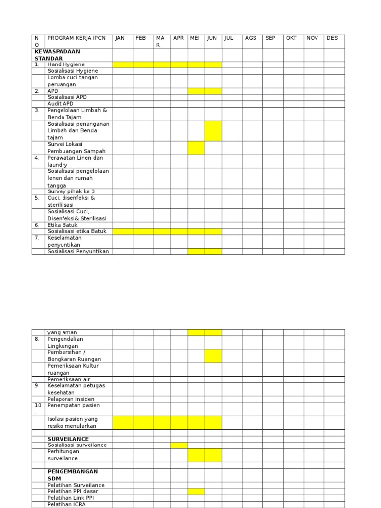 Program Kerja Tim Ppi | PDF | Pengembangan Diri