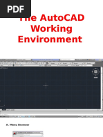 The AutoCAD Working Environment | PDF | Graphical User Interfaces ...